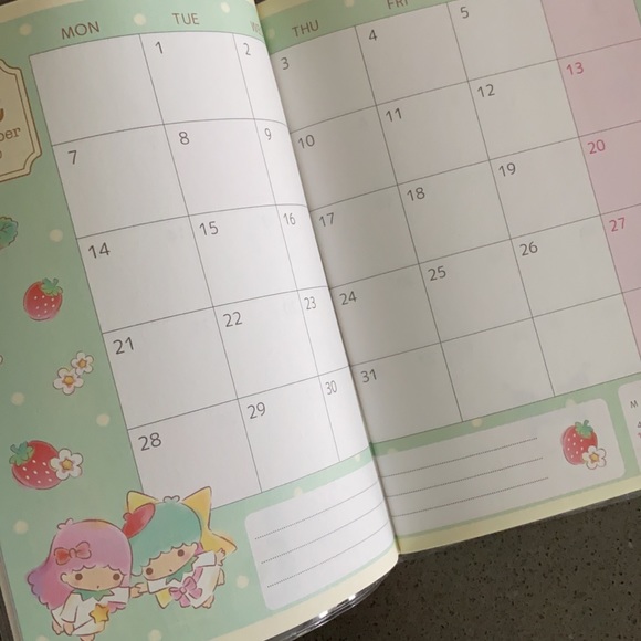 Sanrio | Other | Sanrio Characters A6 Planner 22 | Poshmark